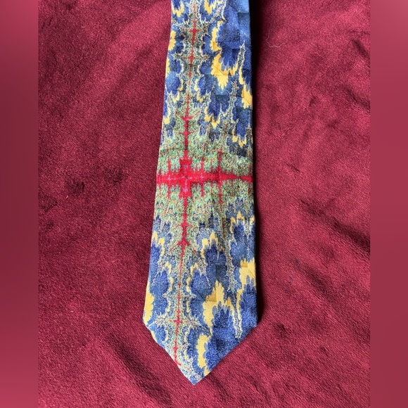 Frac Ties | Accessories | Vintage 995 Frac Tie The Colors Are Red Blue ...